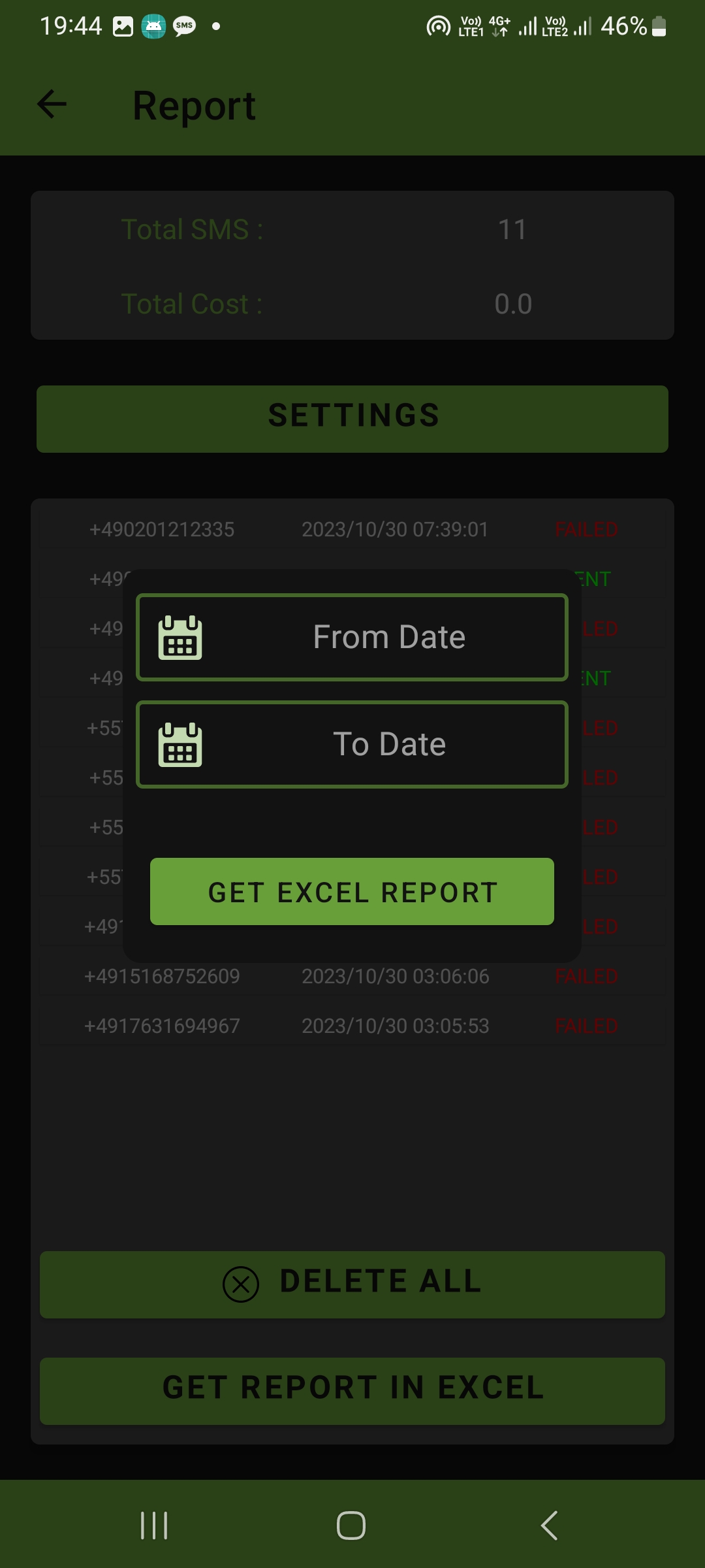 BSS Bulk sms sender (RedRadicalApp™)
